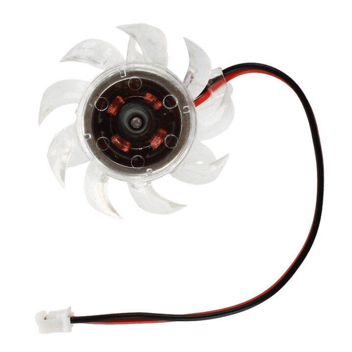 Plastic Mini Cooling Fan Heatsink Cooler DC 12V for PC Computer GPU ...