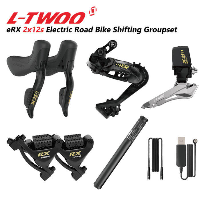 LTWOO ERX ชุดแผ่นดิสก์ชุดเบรคไฮดรอลิคจักรยานเสือหมอบไฟฟ้า2X12s Groupset ...
