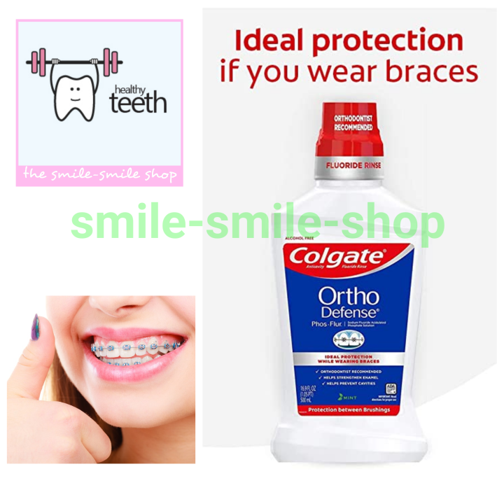 Colgate® Phos-Flur® Rinse Recommended by Orthodontist for Braces，Anti ...