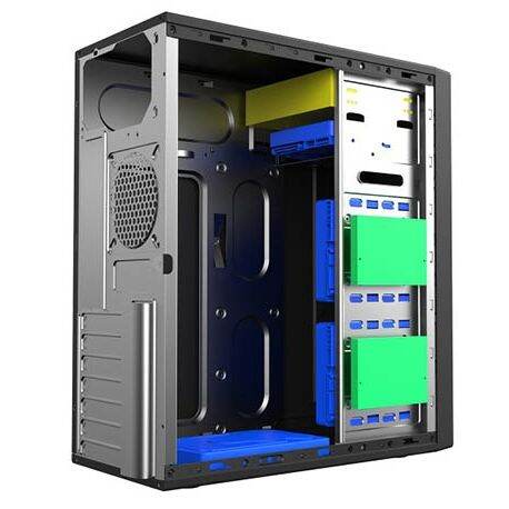 Case Foxline FL-301 500W Black, Computer Case System unit PC for gaming ...