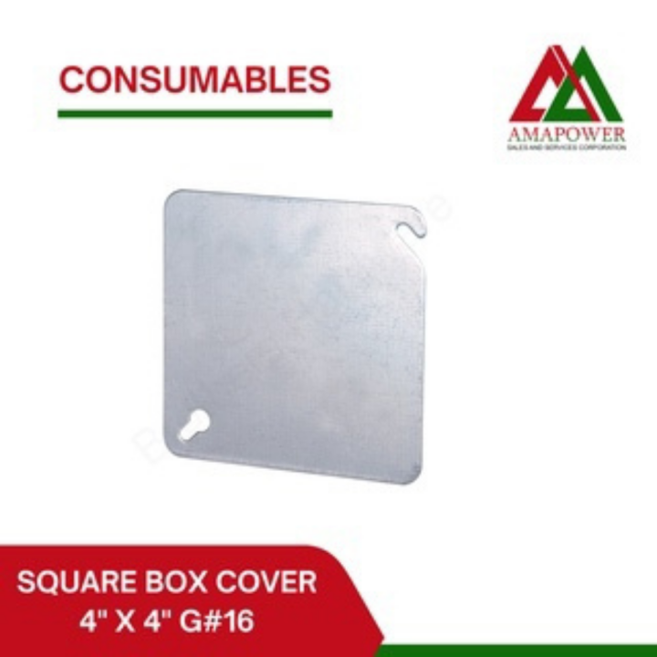 Square Box cover 4x4" g#16 - g#18 | Lazada PH