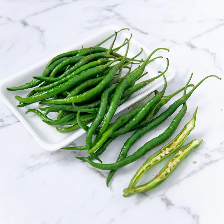 Kedai 40 Benih Biji Cabe Cabai Lombok Gede Keriting Besar Hijau Hejo ...