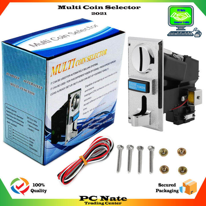 UNIVERSAL COINSLOT, MULTI COIN ACCEPTOR, ACCEPTS OLD AND NEW COINS ...