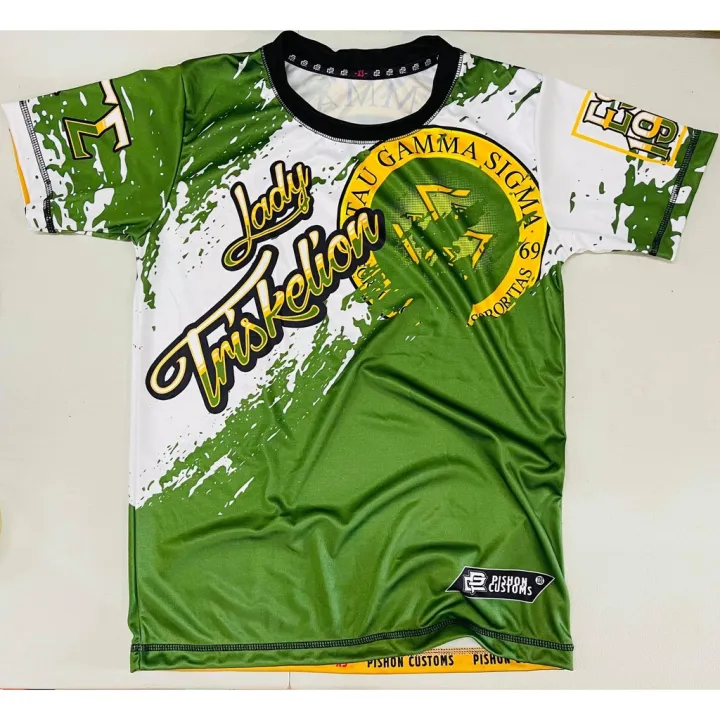Tau Gamma Sigma V.3 Full Sublimation Frat Shirt - Lady Triskelion v3 ...