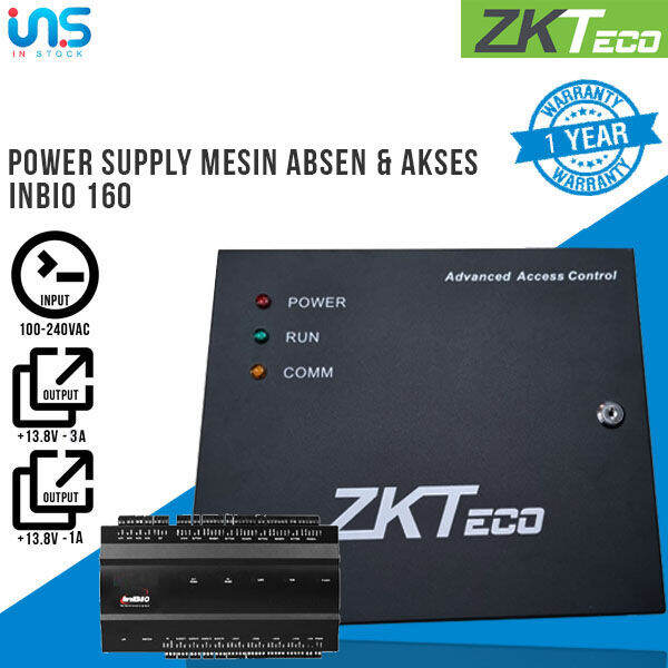 Power Supply Mesin Absensi Dan Akses ZKTECO INBIO 160 ORIGINAL | Lazada ...