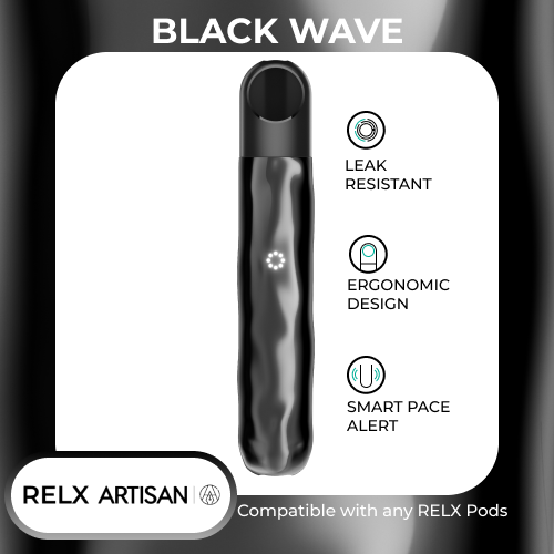 RELX Artisan Device - Black Wave | Lazada Indonesia