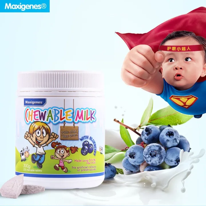 Maxigenes Chewable Milk With Blueberry 150 Tablets | Lazada PH