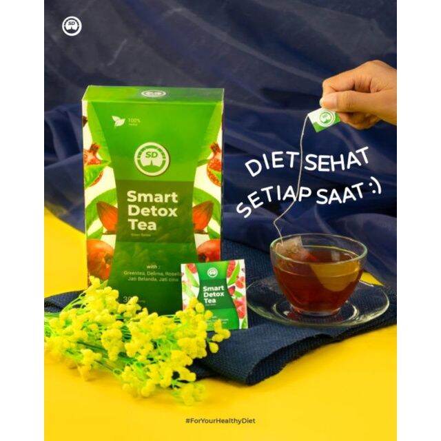 SMART DETOX TEA - Teh Diet Herbal (Penuun Berat Badan Alami) | Lazada ...