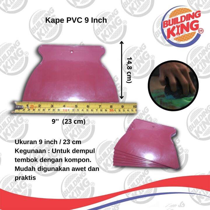 Kape Scrap Skrap Plastik PVC 9" Scrapper Sekrap Dempul 9 Inch | Lazada ...