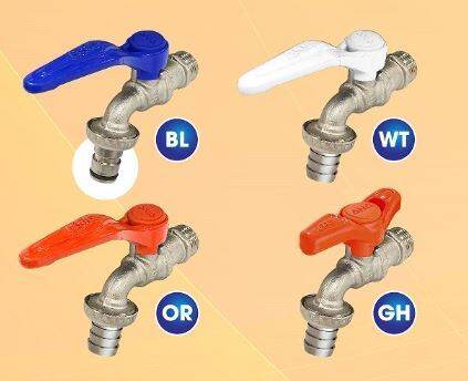 ANA 1/2" LONG HANDLE LEVER OUTDOOR BIB TAP WASHING MACHINE / Kepala ...