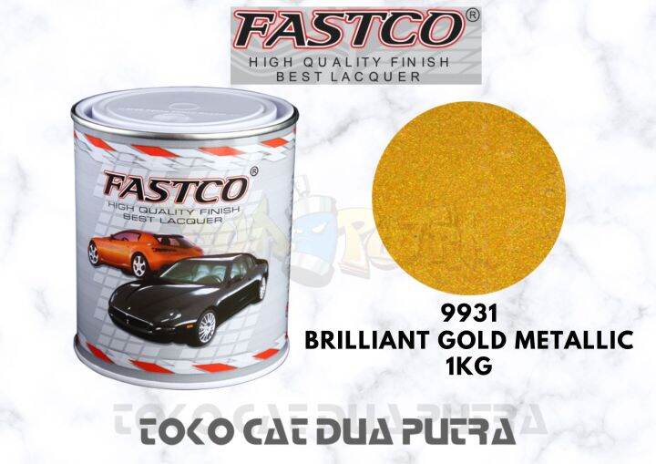 Cat Duco Fastco 1Kg 9931 Brilliant Gold Metallic | Lazada Indonesia