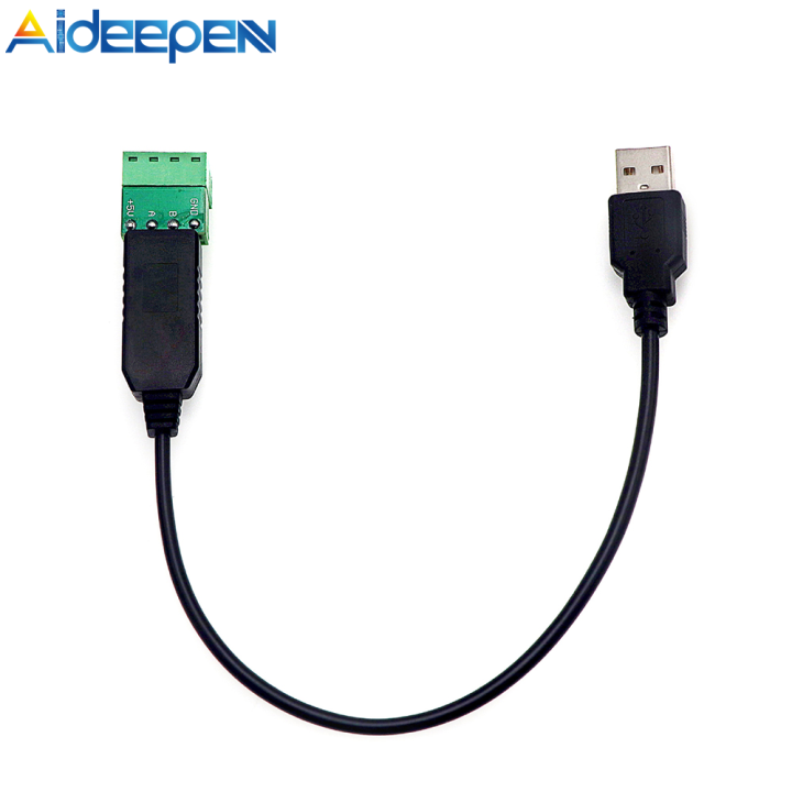 Aideepen USB Extension Cable Interface Setting Instrument Serial Port RS485 to USB Converter ...
