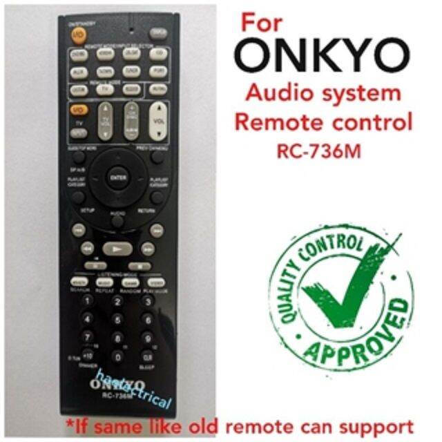 ONKYO AUDIO SYSTEM REMOTE CONTROL RC-736M | Lazada