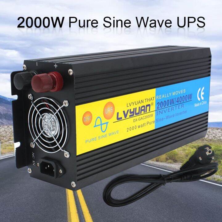2000W/4000W(Peak) Uninterruptible Power Supply Pure Sine Wave Power ...