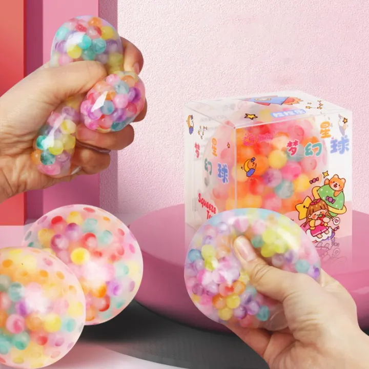 TPR Vvent Grape Ball Decompression Sensory Aanti-anxiety Toy Pinch ...