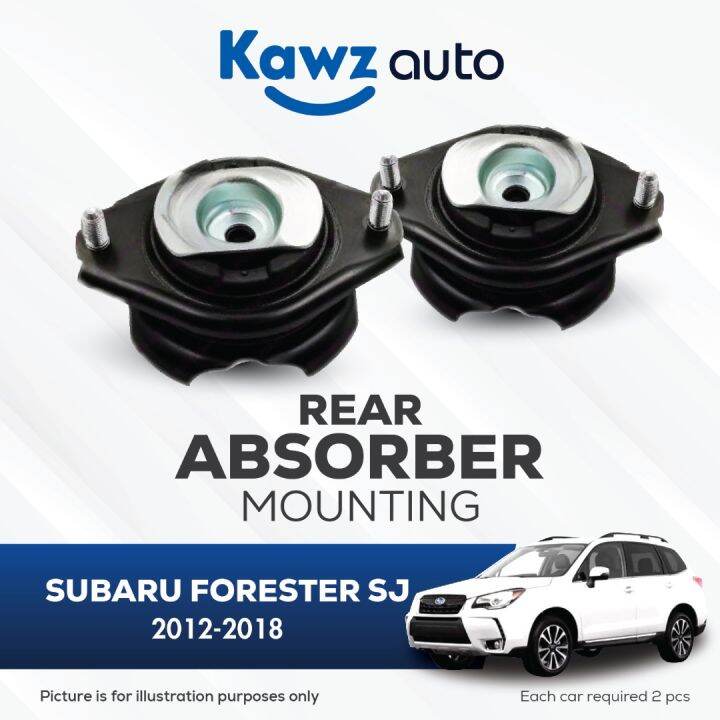 KAWZ SUBARU FORESTER SJ (2012-2018) REAR ABSORBER MOUNTING - [PAIR ...