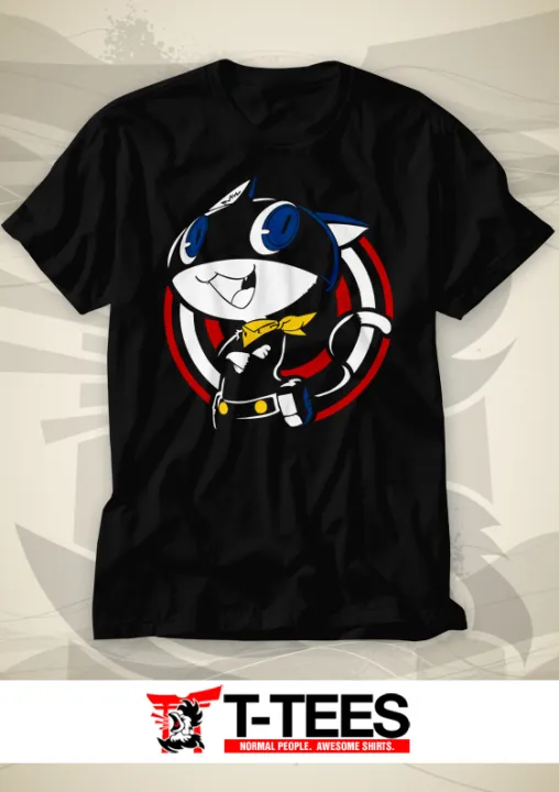 Persona 5 - Morgana Black Shirt | Lazada PH