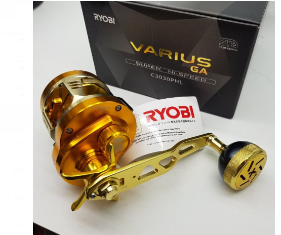 RYOBI VARIUS GA C3030PHL SUPER HI SPEED JIGGING OVERHEAD REEL LEFT ...