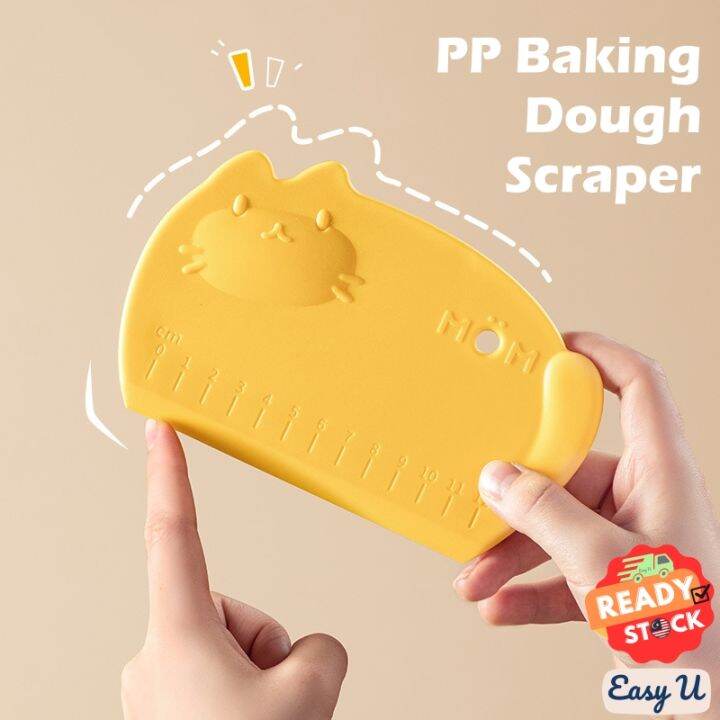 Baking Pastry Dough Cutter Scraper With Scale Cute Cat Anti-Stick ...