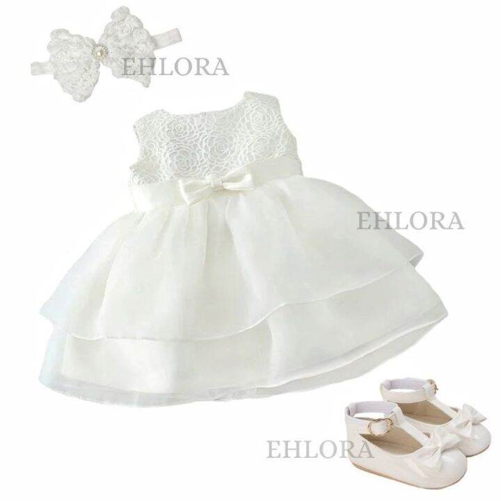 【COD】 Baby Girl Christening Dedication Baptismal Outfit (Chloe Set ...