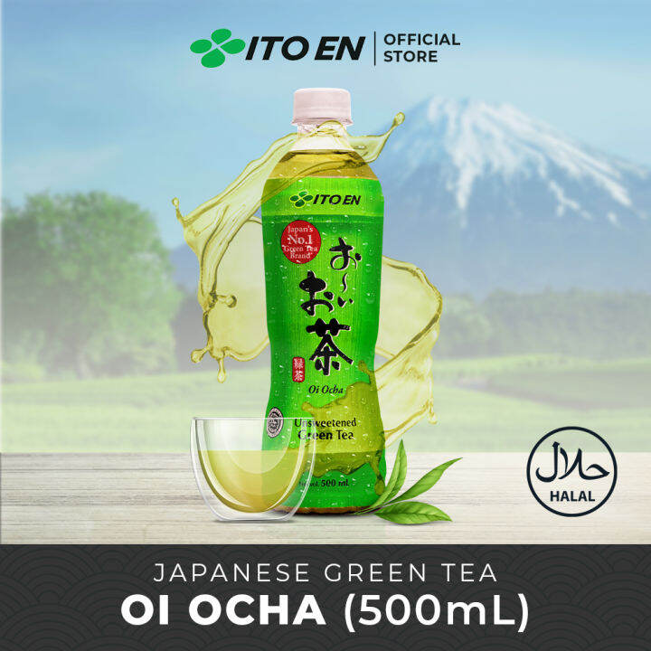 ITO EN Oi Ocha Green Tea No Sugar 500ml - Teh Antioksidan Sehat ...