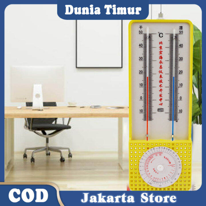 Thermometer Wet And Dry / Termometer Bola Basah Dan Bola Kering ...
