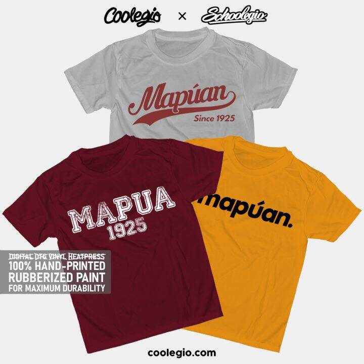 MU001-003 Tees - MAPUA 1925, Mapúan Since 1925 T-Shirt ( Unisex Shirts ...