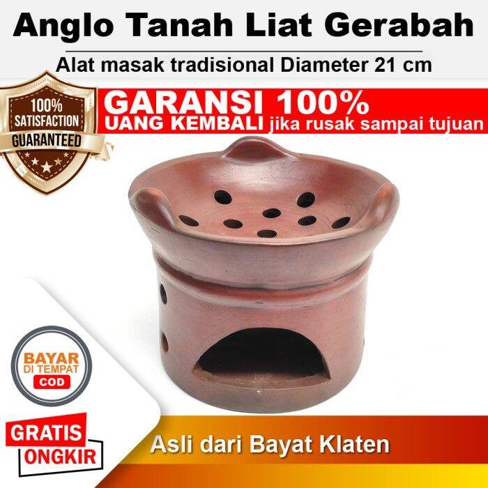 Anglo Tanah Liat Gerabah Anglo Arang Areng Alat Masak Tradisional D21 ...