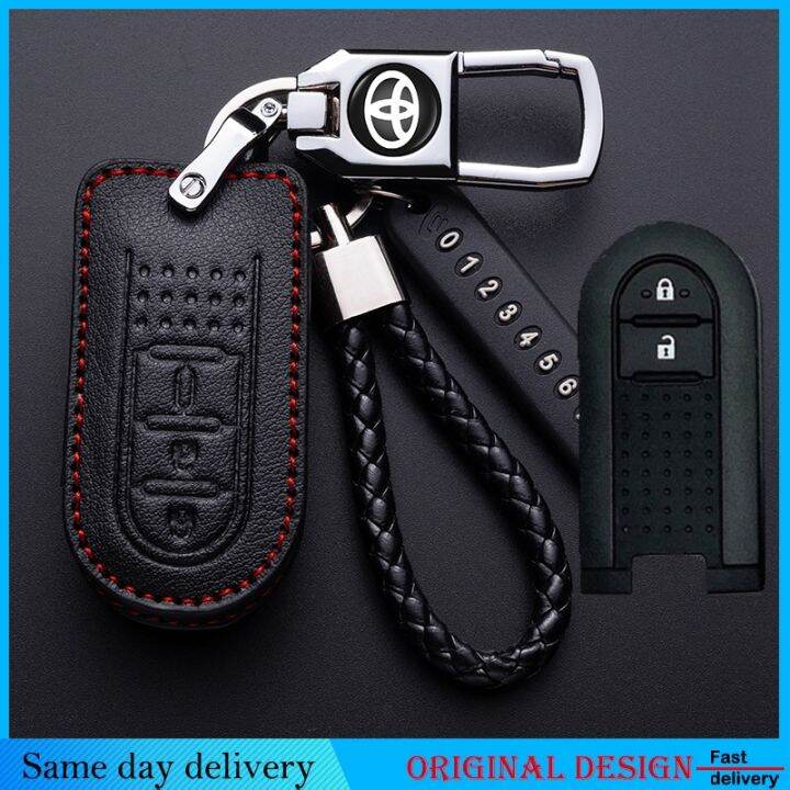 Xuming For Toyota Rush Wigo 2022 Key Cover Leather Key Case Accessories ...