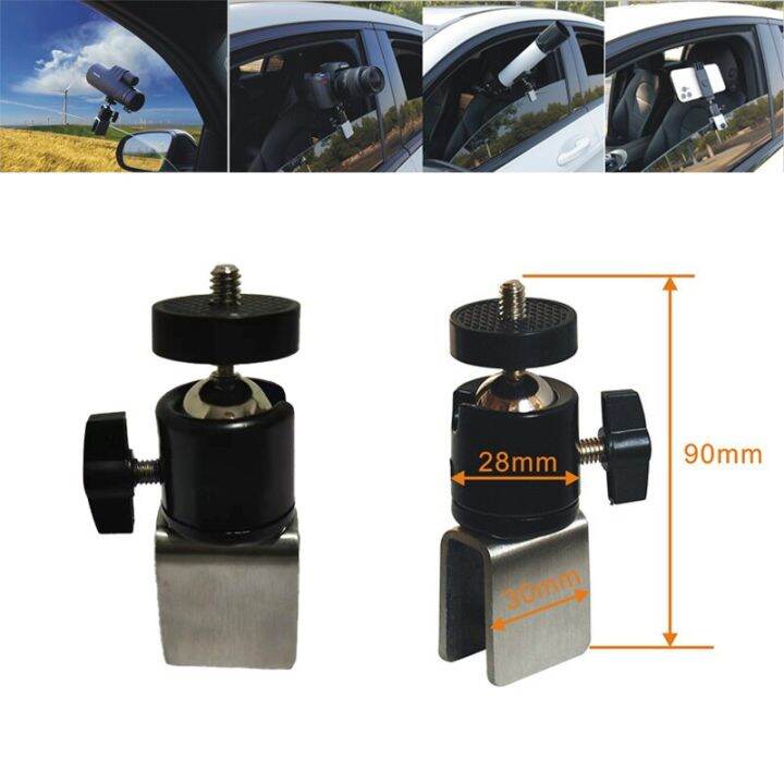 Binoculars Monocular Telescopes Car Window Metal Mount Clamp With 1/4 ...