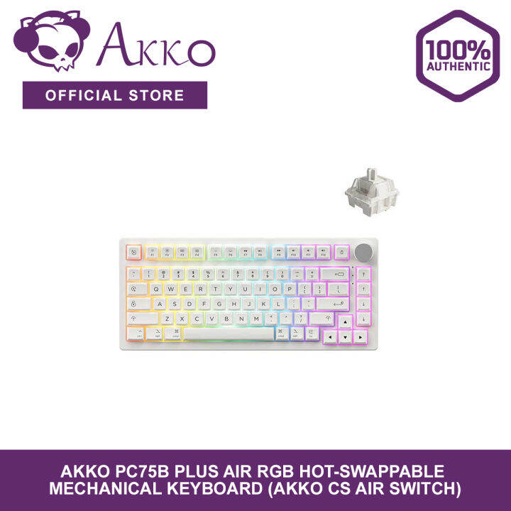 AKKO PC75B Plus Air RGB Hot-Swappable Mechanical Keyboard (AKKO CS Air ...