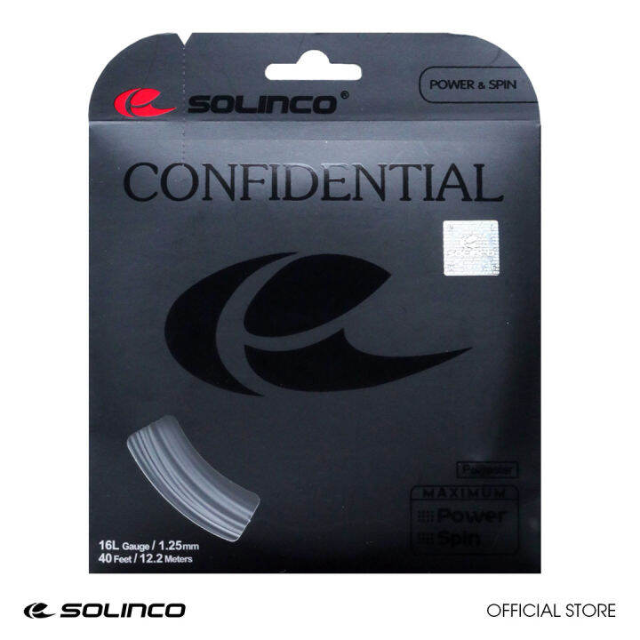 Solinco Tennis String Confidential Set | Lazada PH