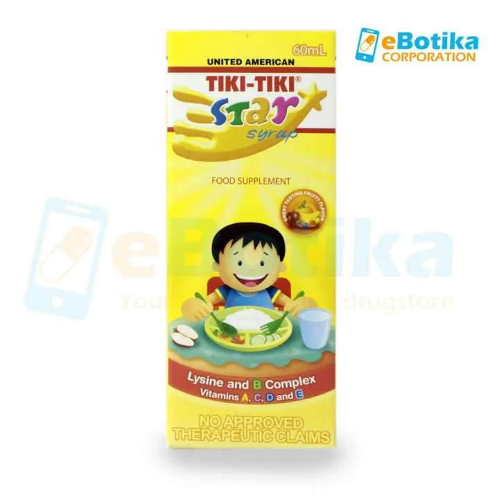 Tiki Tiki Star Syrup 60ml Lazada Ph