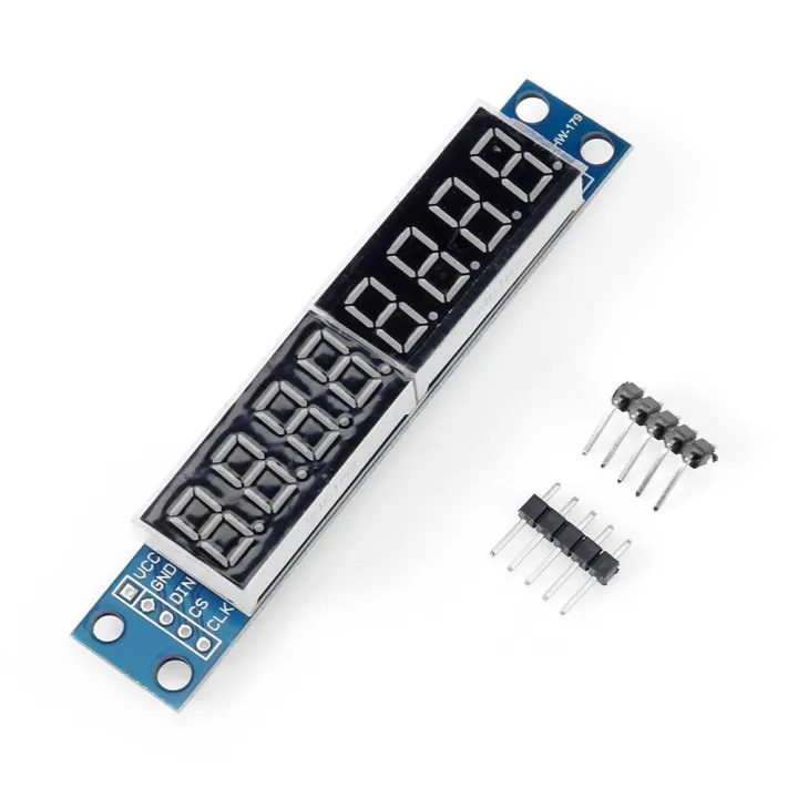 โมดูล จอแสดงตัวเลข 8 หลัก สีแดง 0.36" MAX7219 Digital Tube Display ...