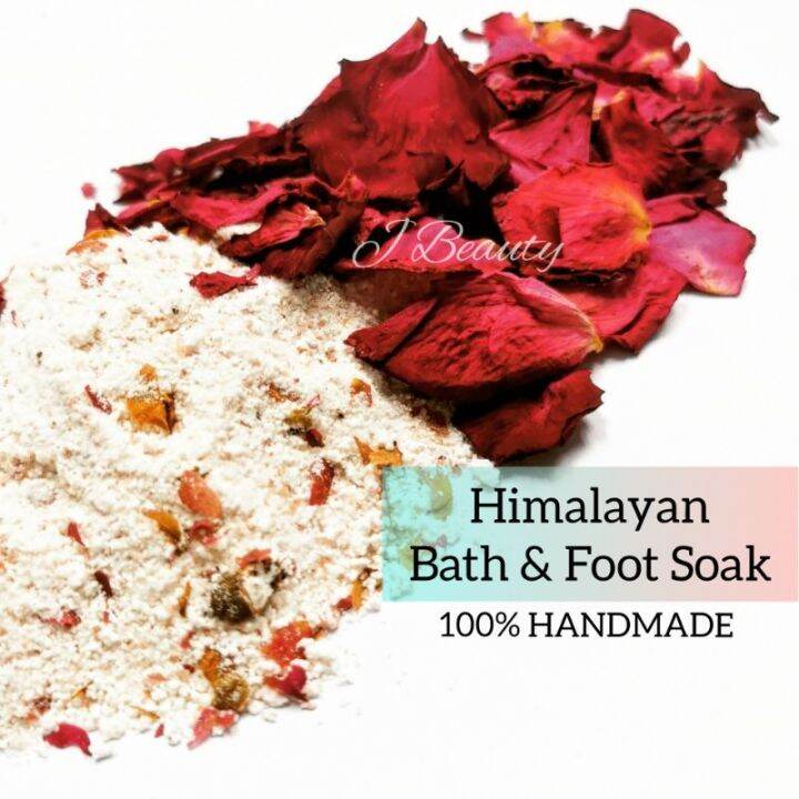 100% HANDMADE Himalayan Bath Salt Foot Soak Pedi Powder Detox Spa ...