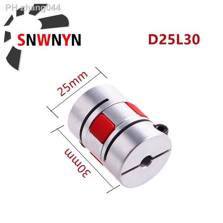 D25L30 Jaw Coupler 5mm 6.35mm 8mm 10mm 12mm Flexible Spider Plum ...