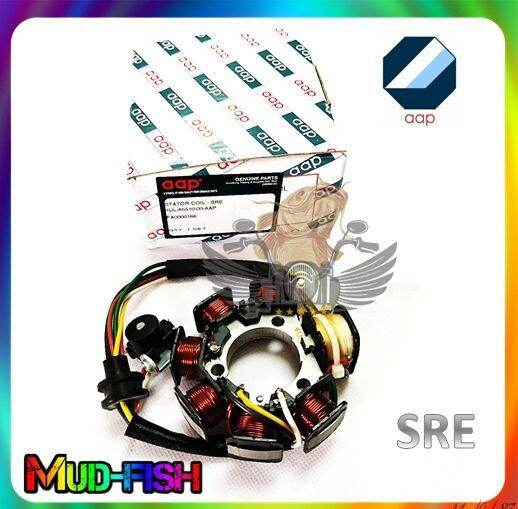 YAMAHA SRE FUEL COIL, STATOR COIL, MAGNET COIL ORIGINAL AAP (4UL) | Lazada