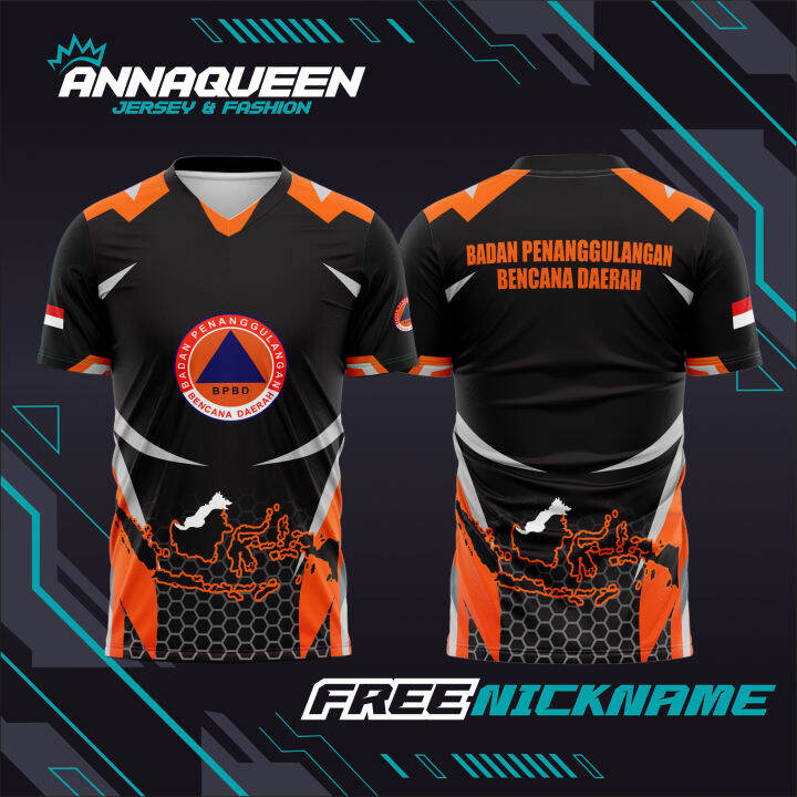 JERSEY BAJU KAOS BPBD / JERSEY BADAN PENANGGULANGAN BENCANA DAERAH ...