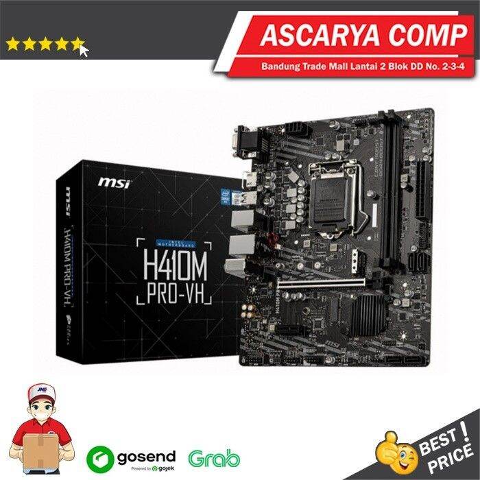 MSI H410M PRO-VH Motherboard (DDR4, LGA1200) | Lazada Indonesia