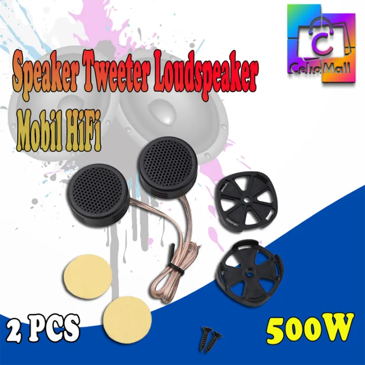 Speaker Tweeter Mobil HiFi 500W 2 PCS | Lazada Indonesia