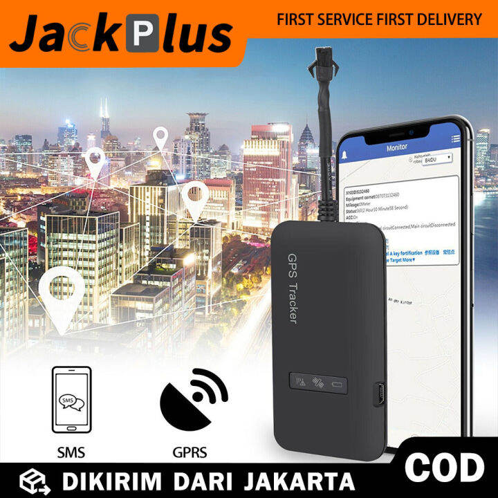 GPS Tracker GT02A Perangkat Pintar Sistem Keamanan Anti Lost Pencurian ...