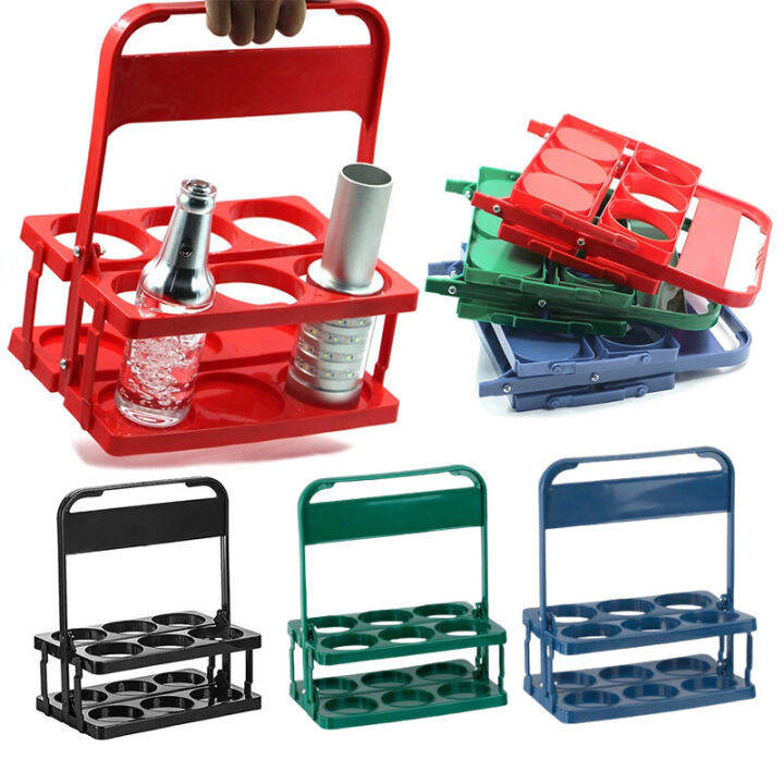 Jsej ทนทานถือภาชนะถ้วยออแกไนเซอร์ตะกร้าเบียร์ชั้นวางเครื่องดื่มแคดดี้ ...