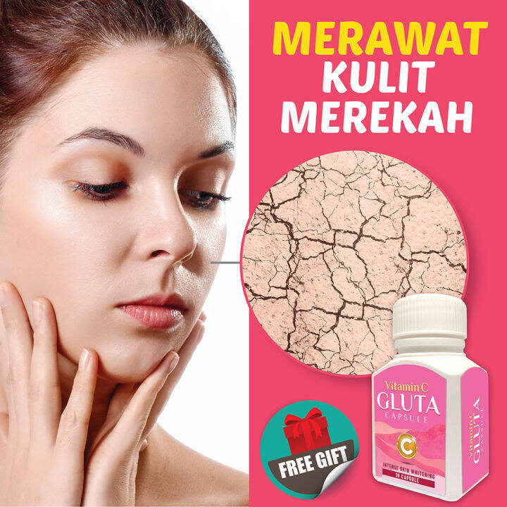 Vitamin C Gluta 30 Capsule Gluta Pearl Glutathione Vitamin C Maximum Strength Skin Whitening