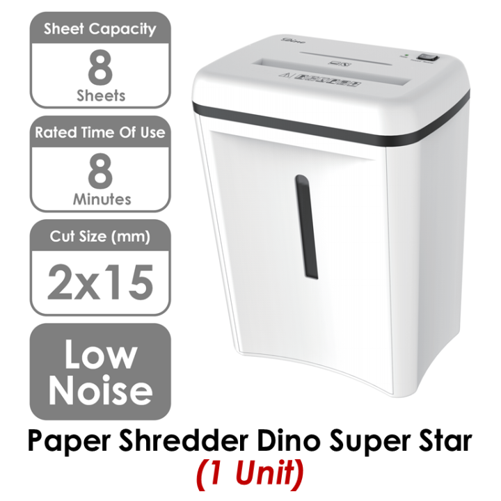 Paper Shredder Machine Dino Super Star For Office / Home Use (Cross Cut ...