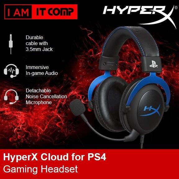 HyperX Cloud for PS4 ( 4P5H9AA#ABL ) | Lazada