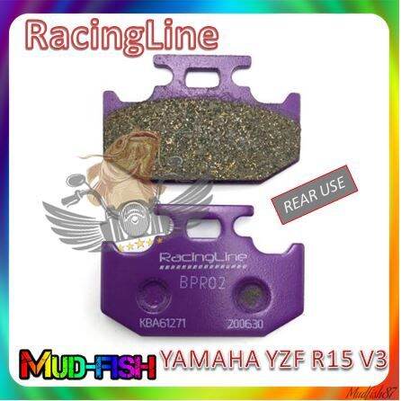 RACING LINE YAMAHA YZF R15 V3 REAR DISC BRAKE PAD (BPR02) | Lazada