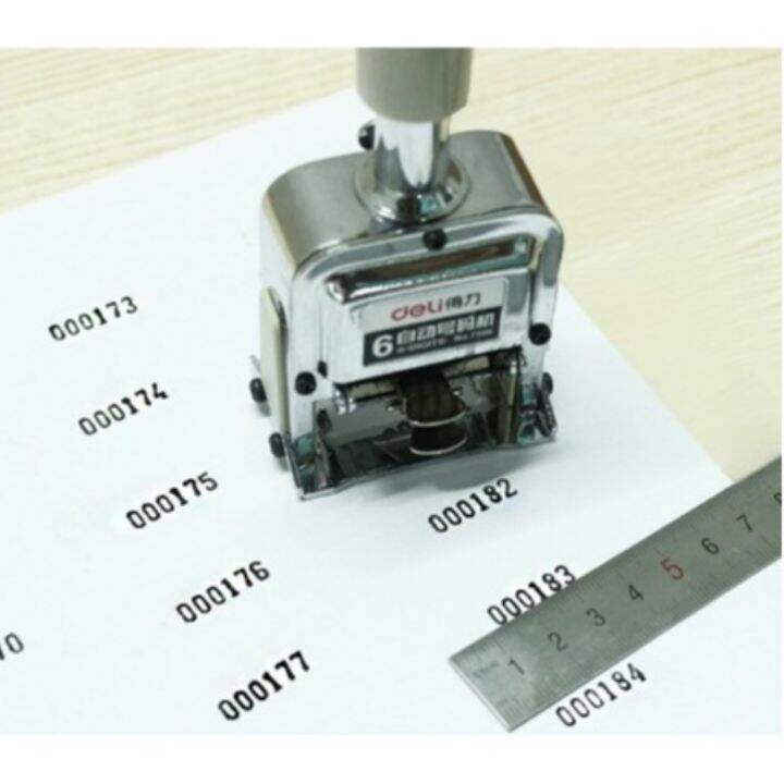 Numbering Machine Self-Inking Automatic - 6 DigitsPositionStamp | Lazada PH