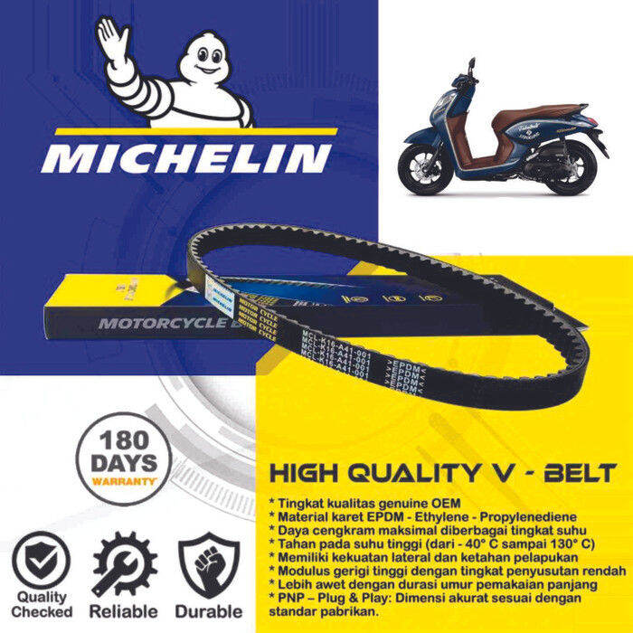 Michelin V Belt Beat LED Genio Van Belt Motor MCL K1A Sccoter Matic ...