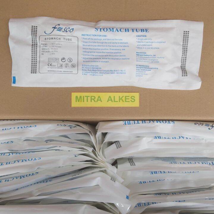 NGT Silicone FESCO. NGT Silicon. Stomach Tube / Nasogatric Tube. Selang ...