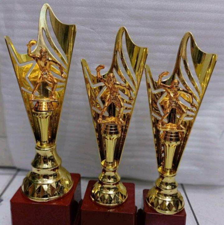 TROPHY PIALA TENIS MEJA IMPORT SET ISI 3 | Lazada Indonesia